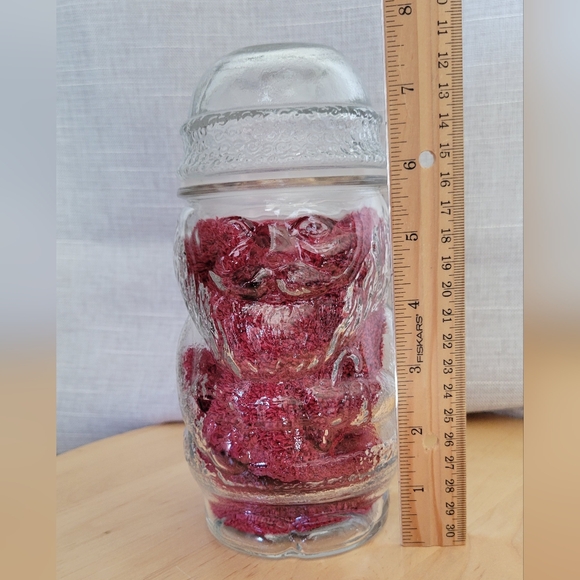 Libbey | Holiday | Vintage Libbey Clear Glass Santa Claus Candy Jar ...